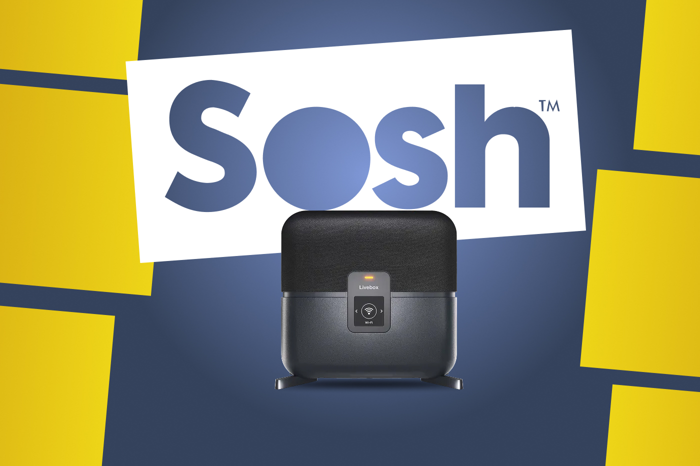 La box fibre de Sosh revient à 24,99 euros par mois avec les frais de ...