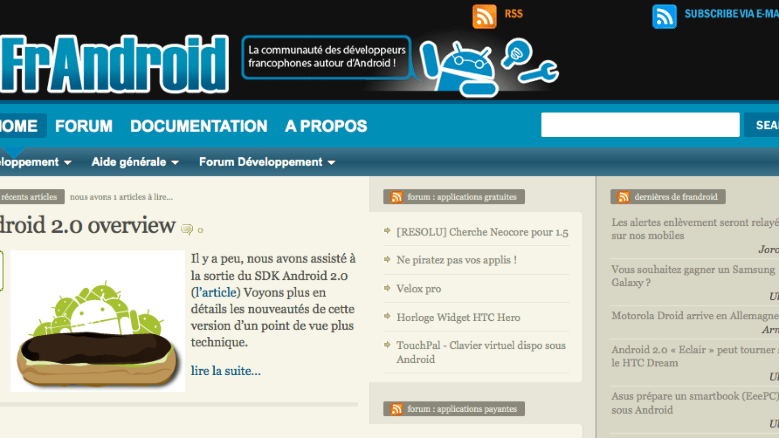 FrAndroid lance son portail dédié au développement — Frandroid