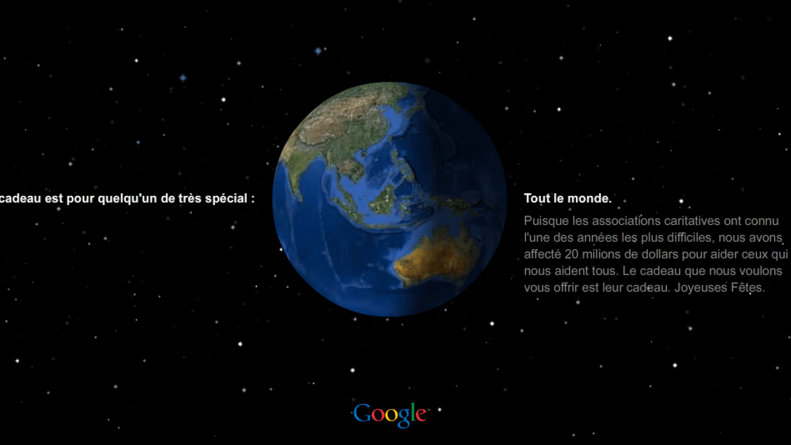 Enfin... Google annonce son cadeau de Noël au monde entier