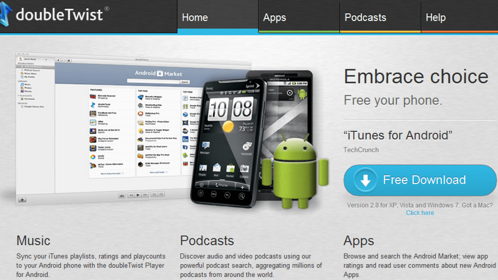 DoubleTwist s'enrichit de nouvelles fonctionnalités — Frandroid