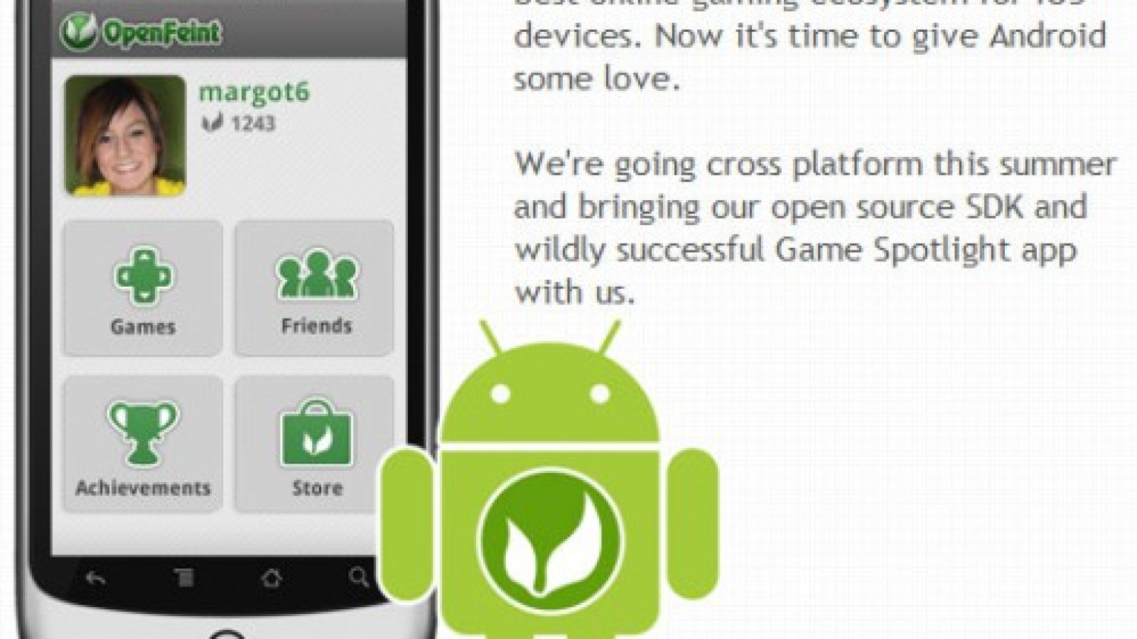 OpenFeint : Le support de 12 nouveaux jeux pour la version 1.1