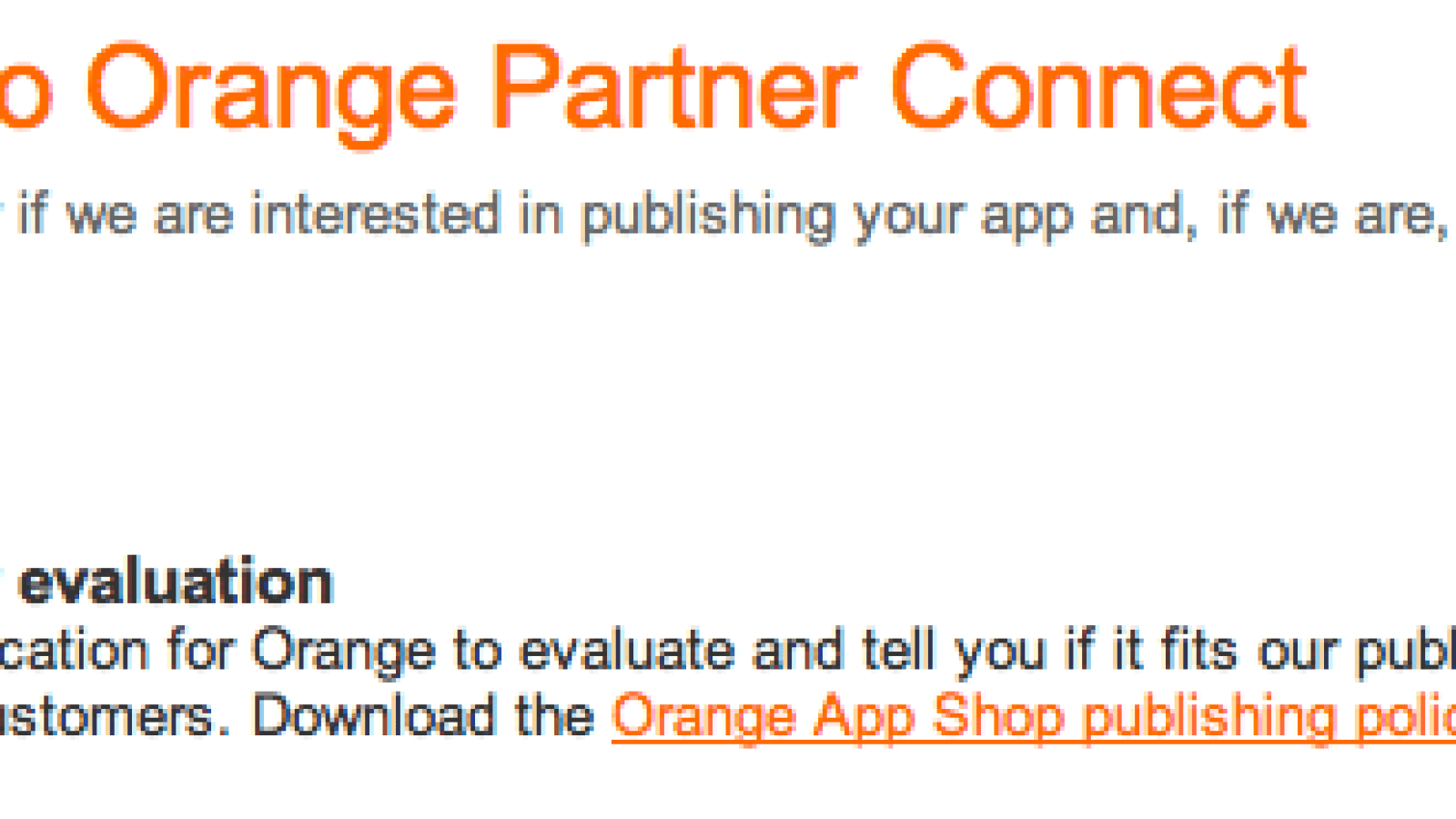 Orange lance « Orange Partner Connect » pour les développeurs — Frandroid