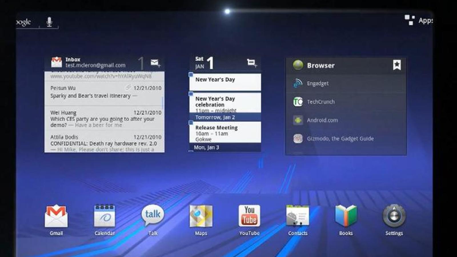 LG G-Slate / Optimus Pad : un écran 3D et la capacité de filmer en 3D