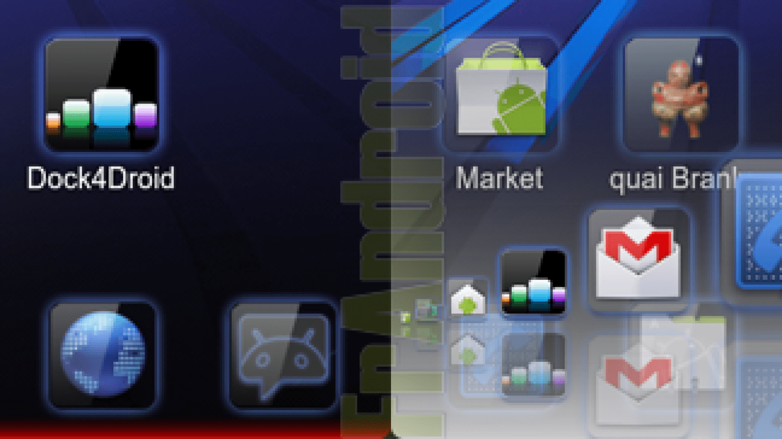 Dock4Droid : ajouter un dock à la Mac OS X, sur son téléphone Android ...