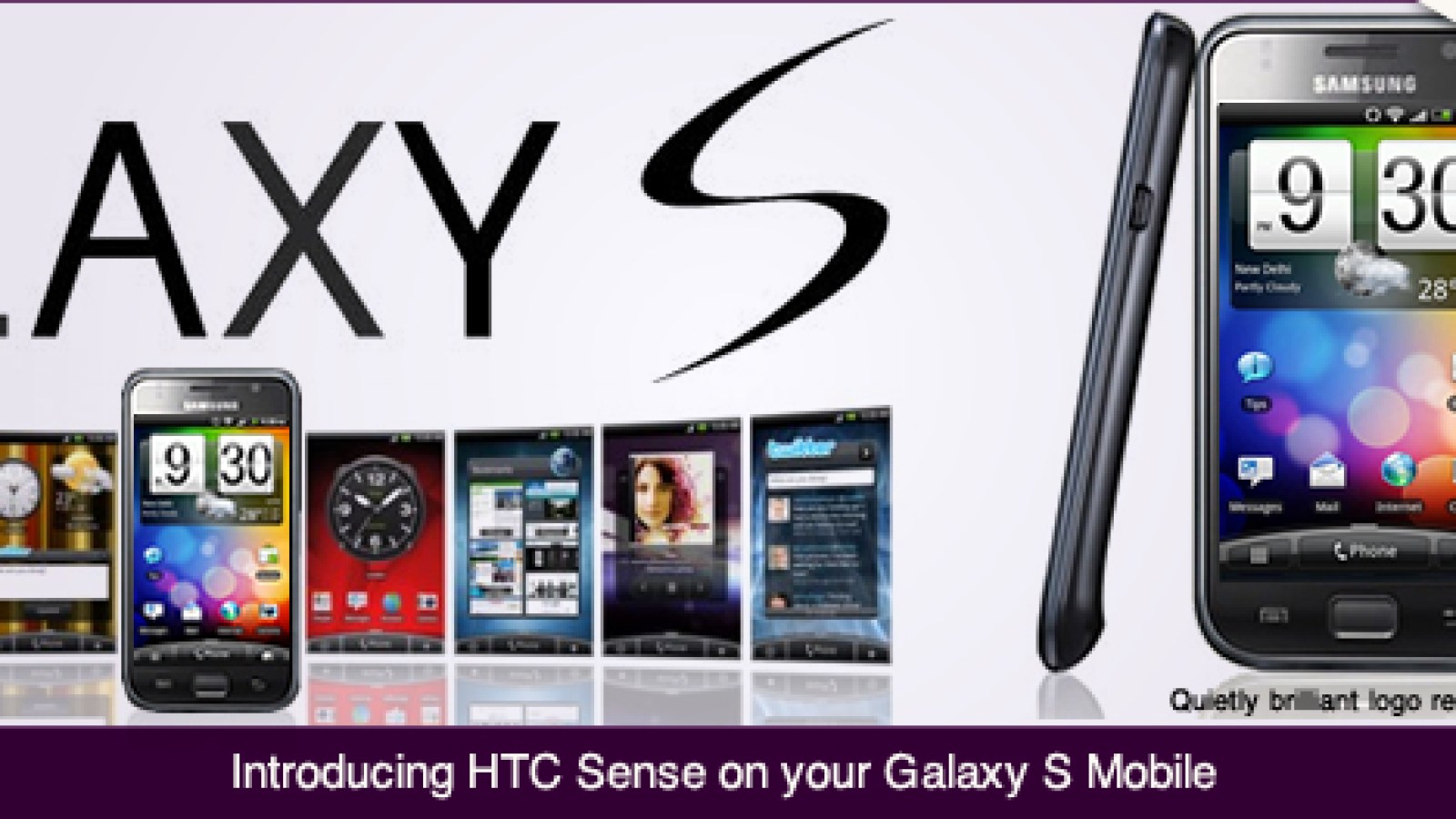 HTC Sense 2.1 peut maintenant être installée sur le Samsung Galaxy S ...