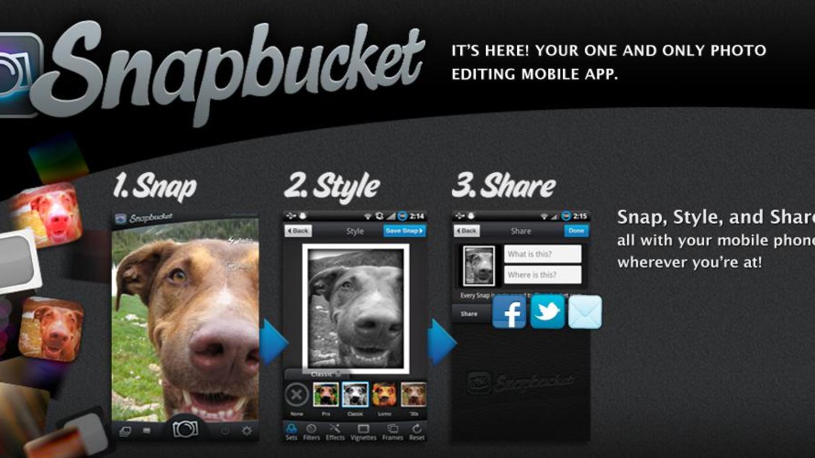 Snapbucket : prenez une photo et appliquez-lui des effets — Frandroid