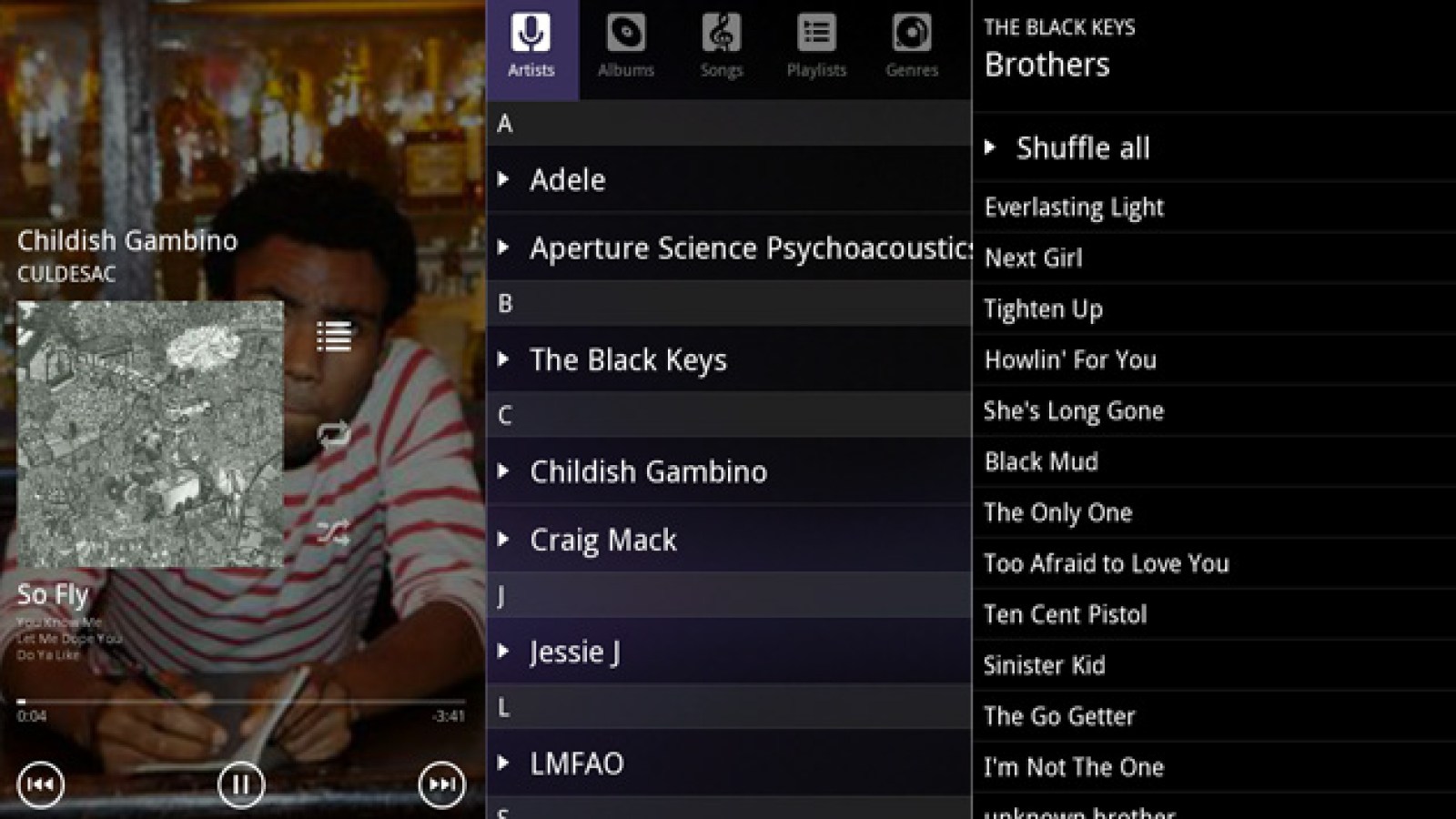 L'application musique imitant WP7 est mise à jour et s'appelle ...