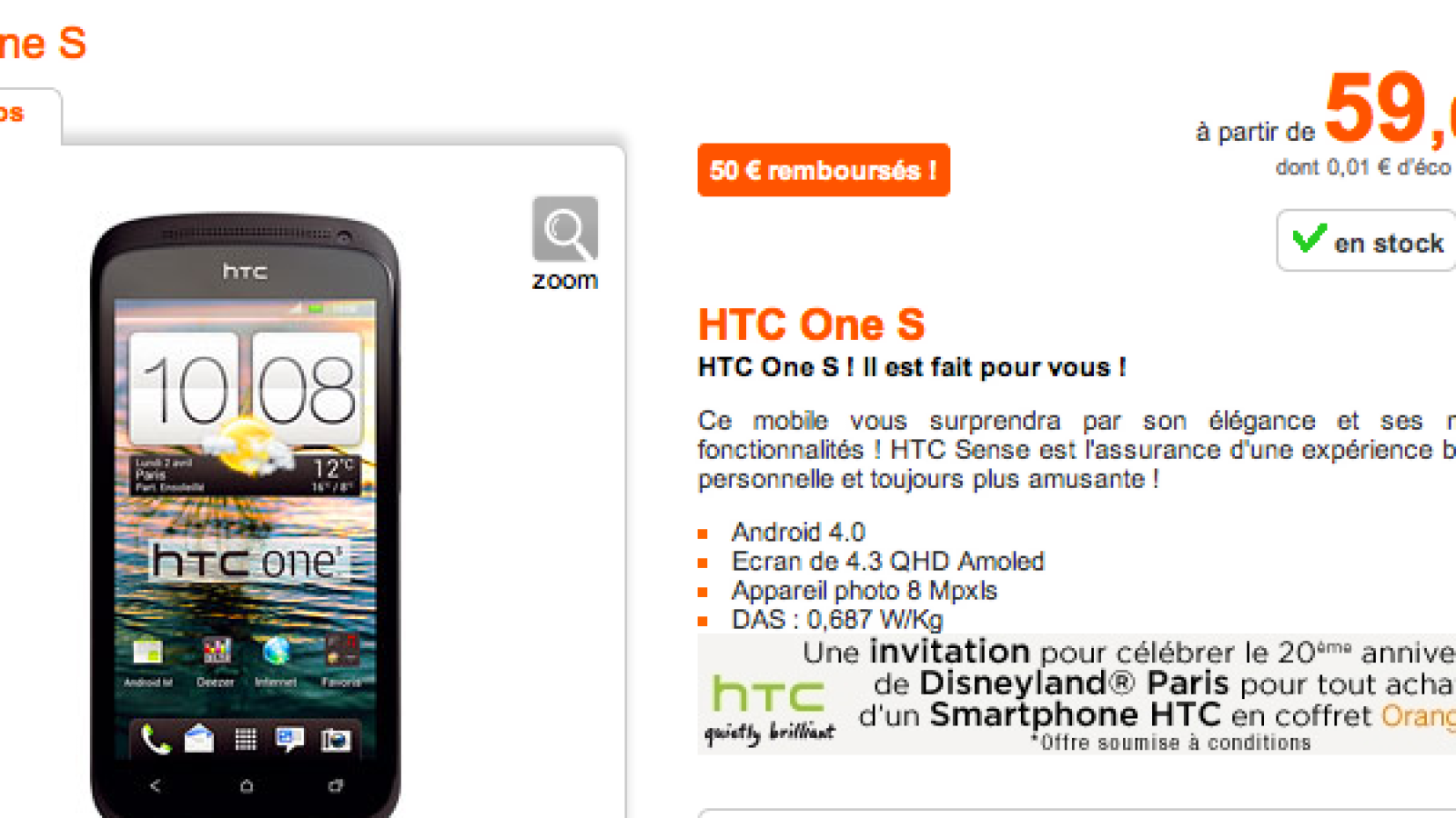 Après le HTC One S, le One X sera bientôt chez Orange et Sosh ! — Frandroid