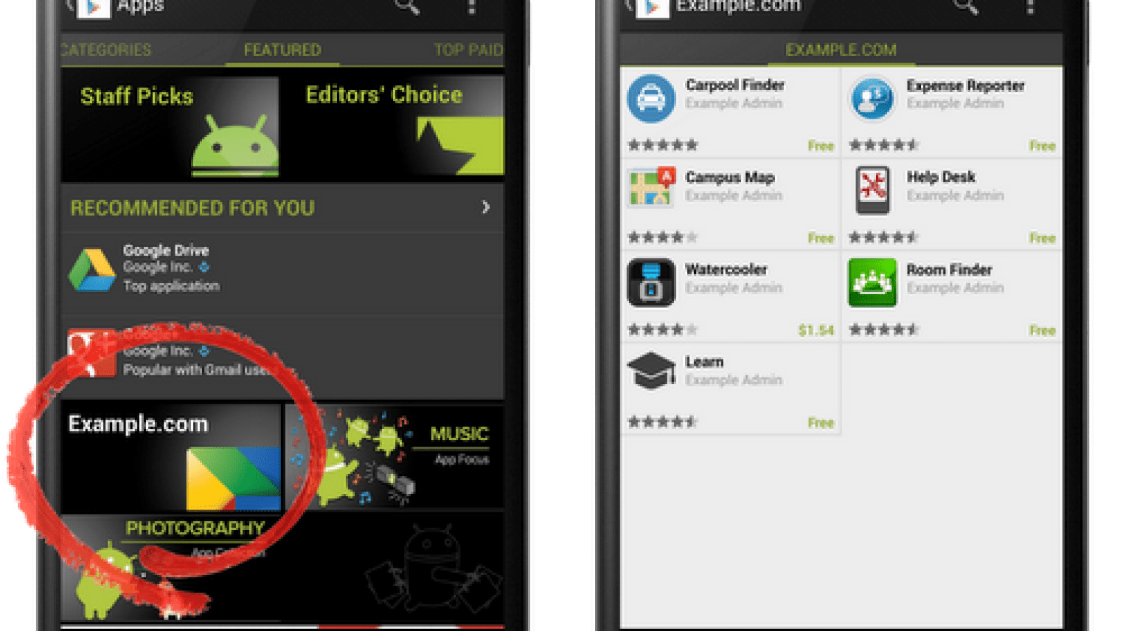 Google Play Private Channel, la distribution d'application pour les entreprises