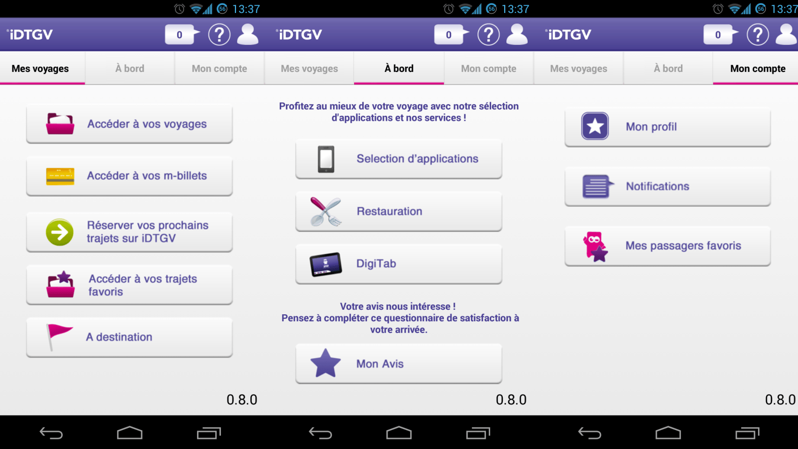 L'application iDTGV est maintenant disponible sur Android — Frandroid