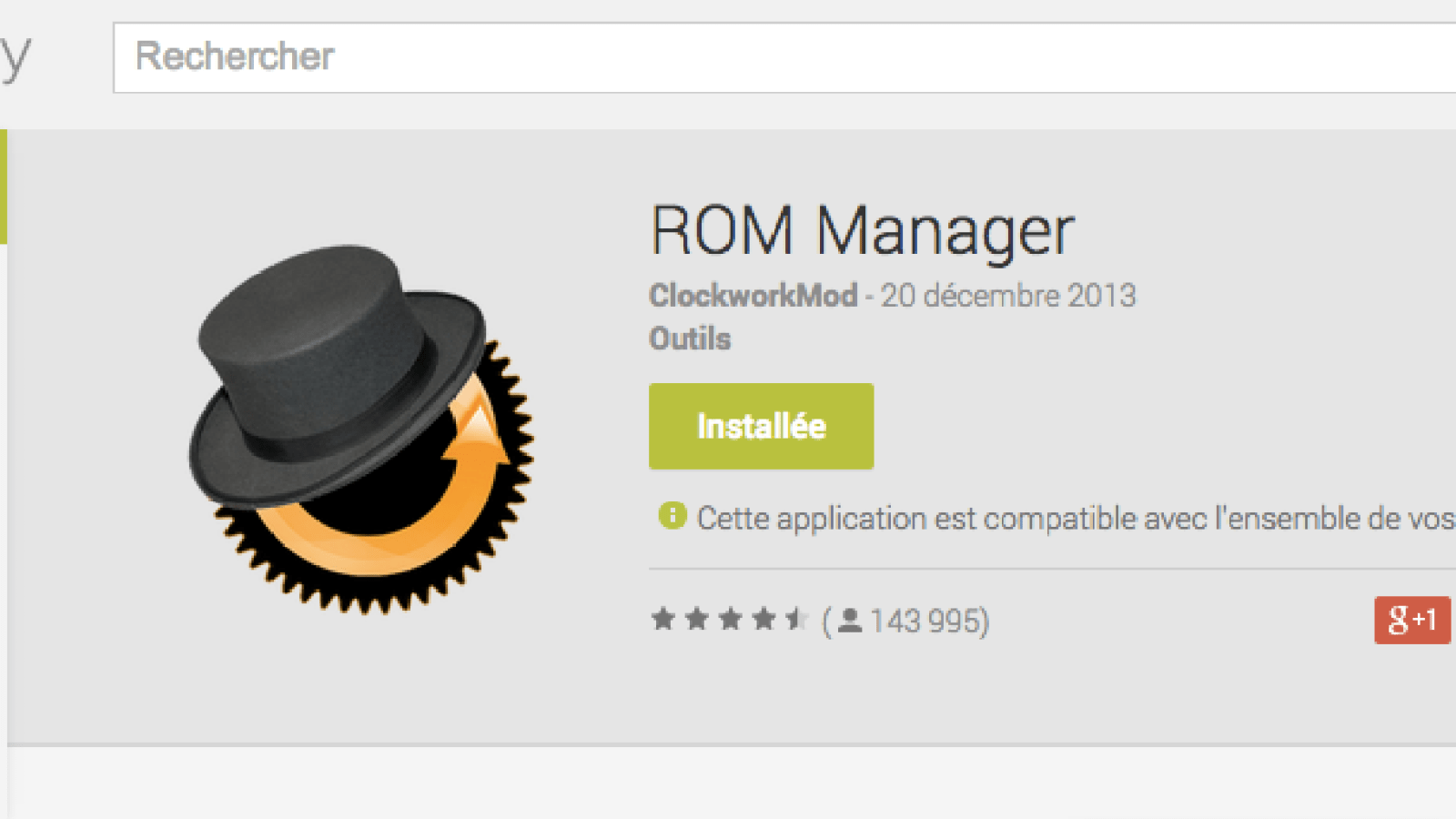 ROM Manager, l'outil de ClockworkMod fait son retour sur le Google Play