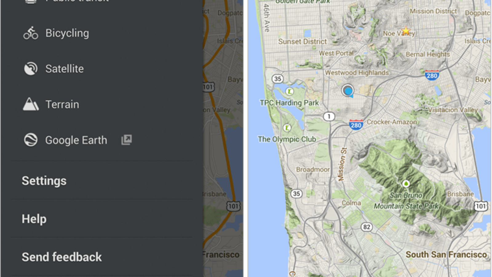 Google Maps 8.1 rajoute le relief sur les cartes et quelques nouveautés ...