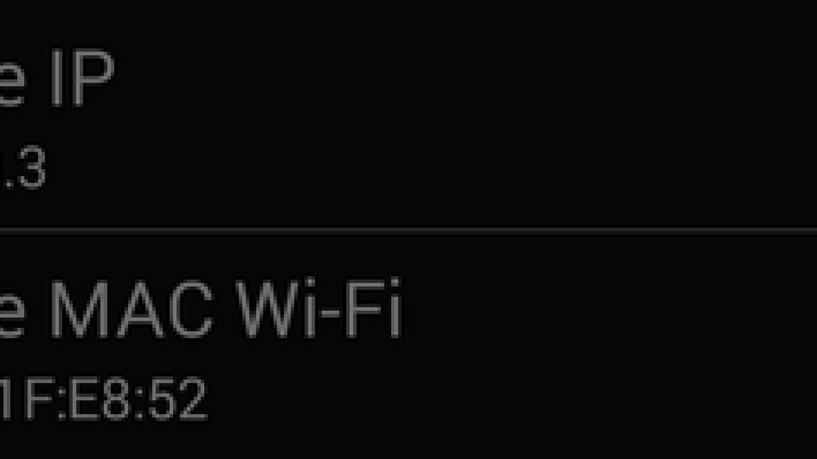Comment connaître l’adresse IP et l’adresse MAC sur Android ? — Frandroid