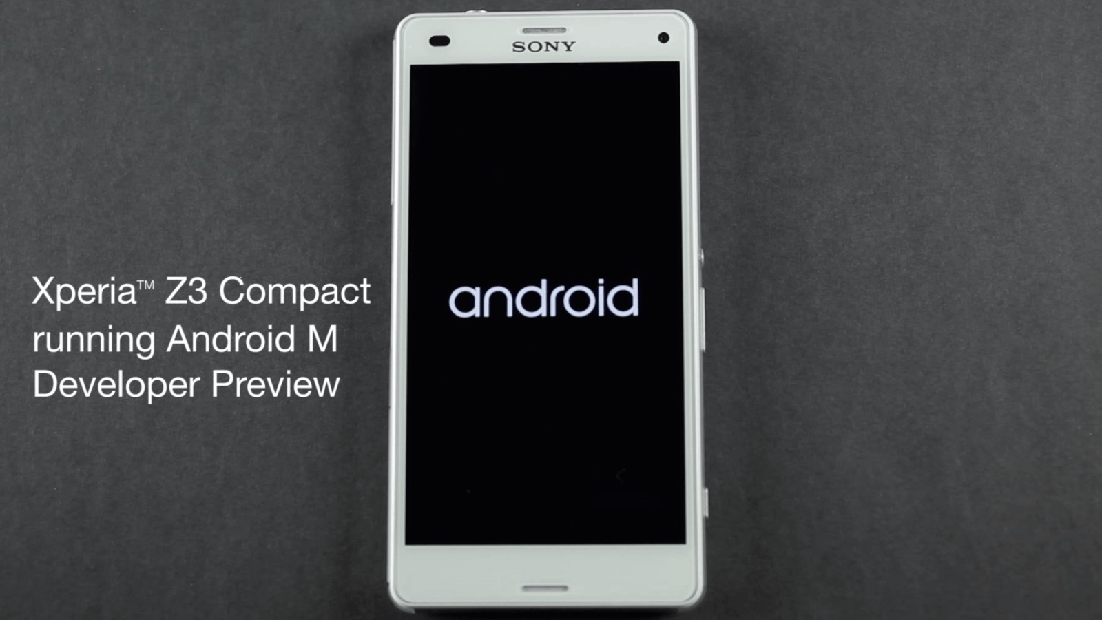 Android M Developer Preview disponible sur les terminaux Sony Xperia