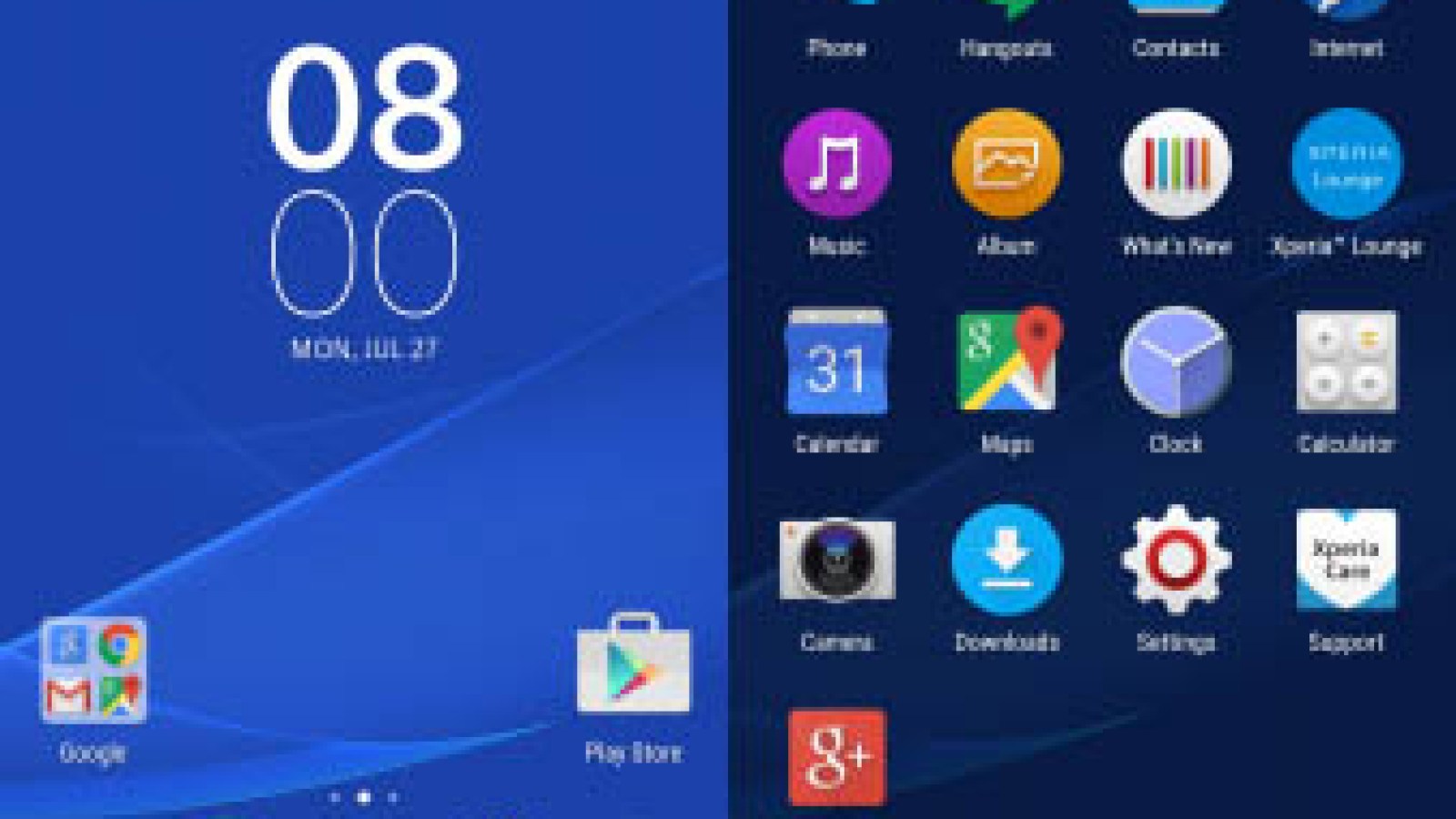 Sony dévoile deux captures d'écran de sa prochaine interface