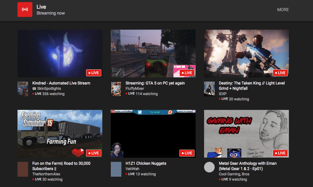YouTube Gaming permettra bientôt de streamer des jeux mobiles en direct