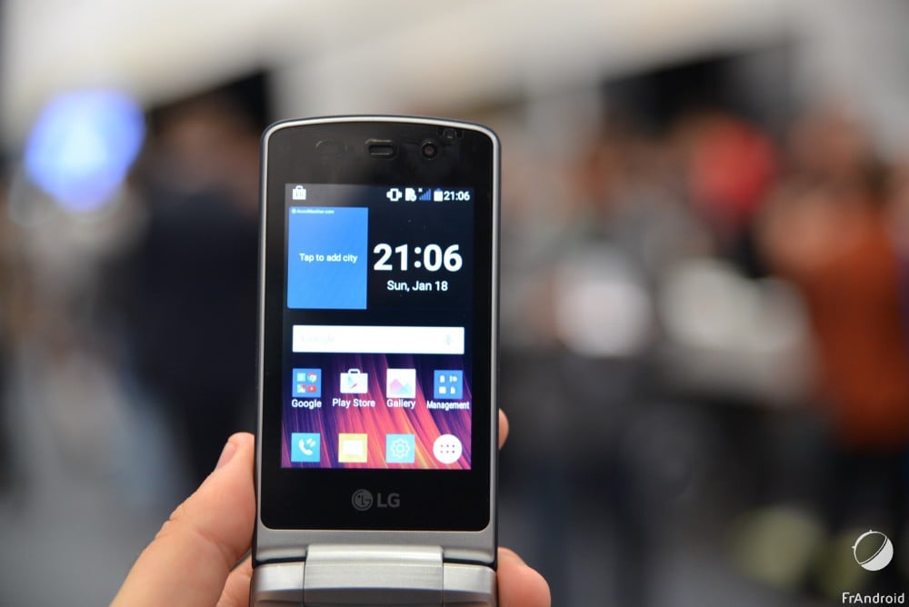 Aperçu du LG Wine Smart, le smartphone Android à clapet pour les ...