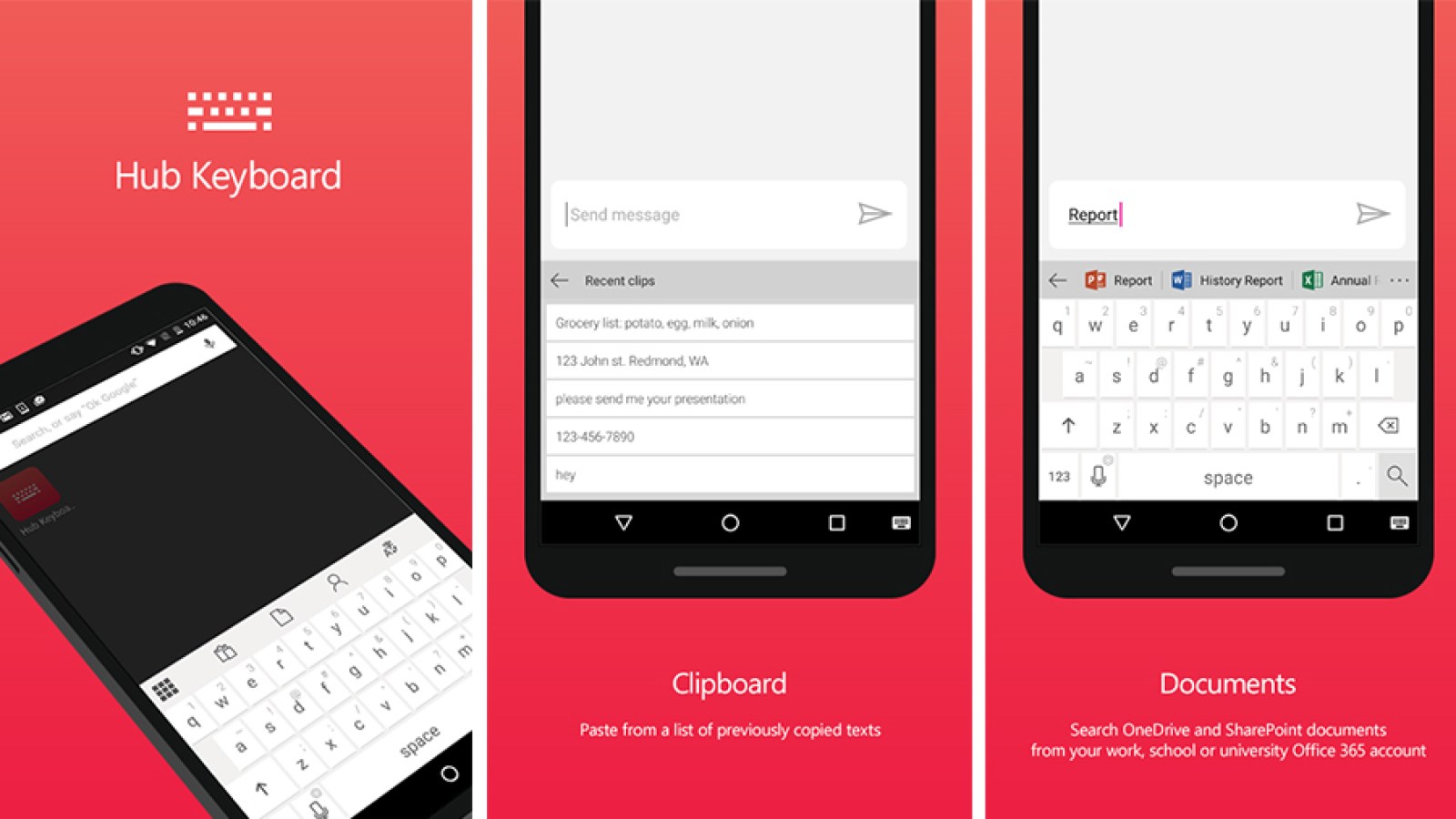 Hub Keyboard : Microsoft veut révolutionner le clavier sous Android