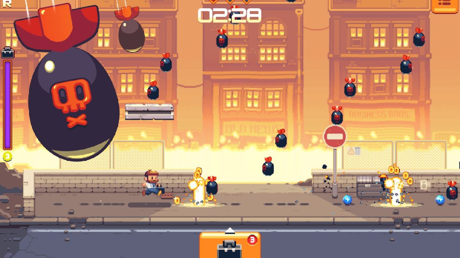 Ultimate Briefcase est un jeu d'arcade aussi basique qu'addictif