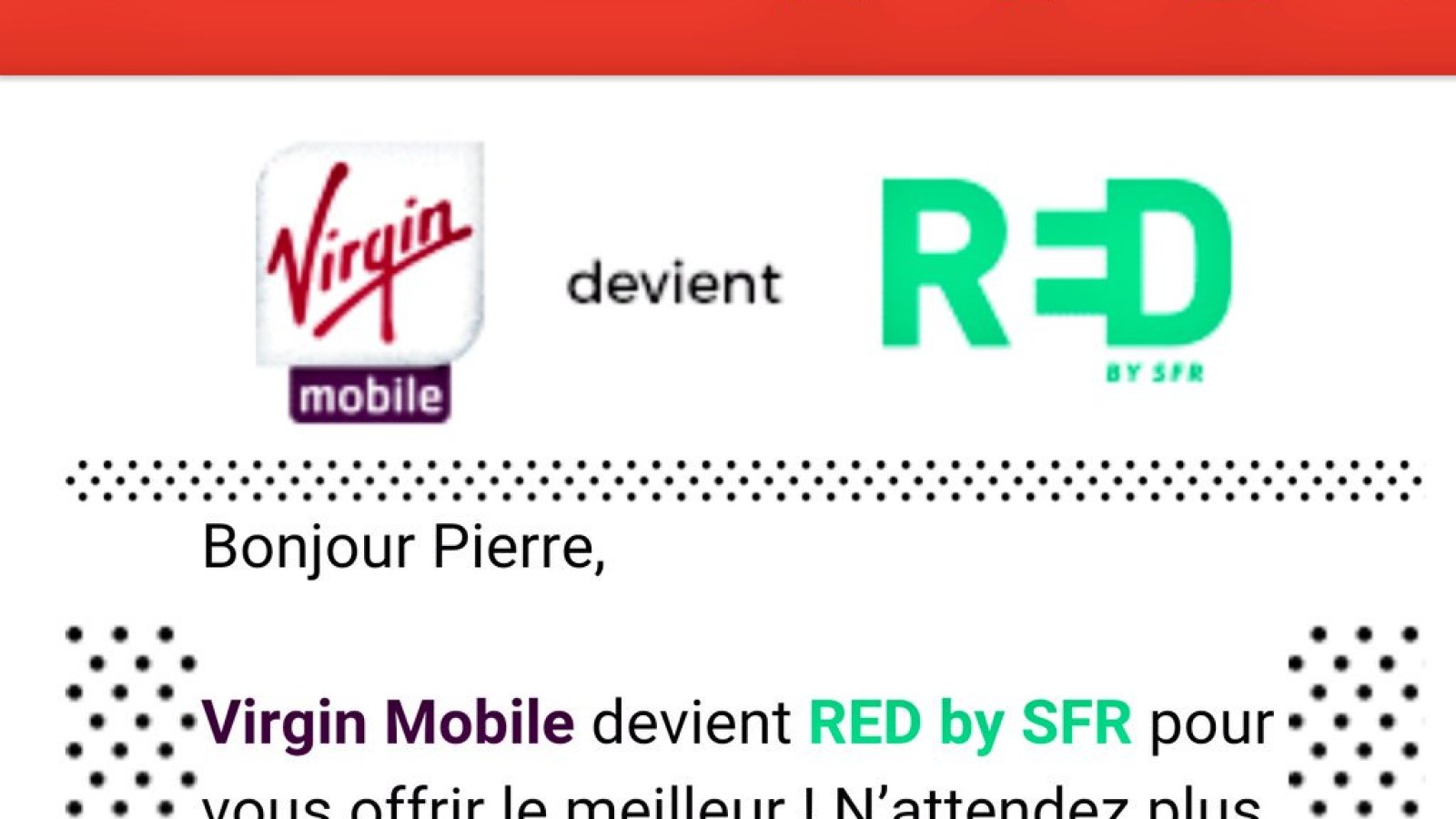 Virgin Mobile disparaît au profit de SFR RED — Frandroid