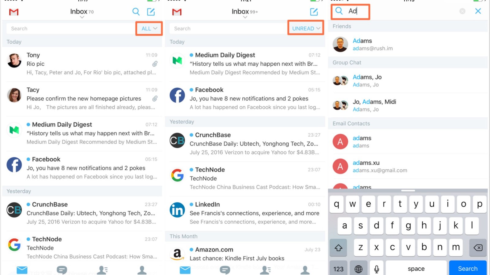 Rush, l'application mail mêlée à une messagerie instantanée — Frandroid