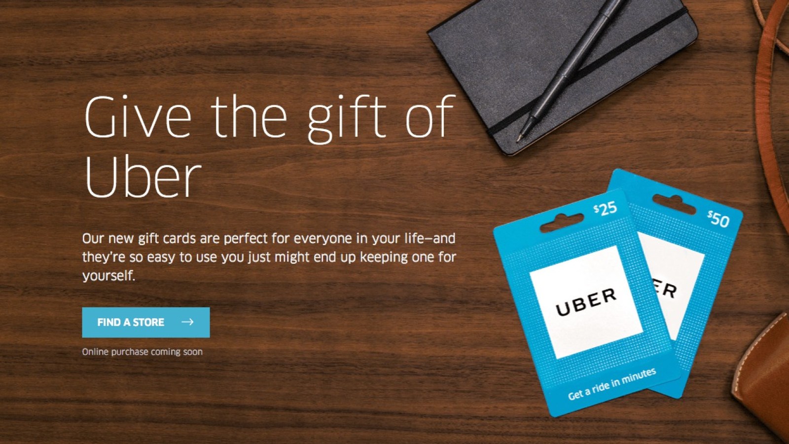Uber se lance dans les cartes cadeaux pour créditer les comptes — Frandroid