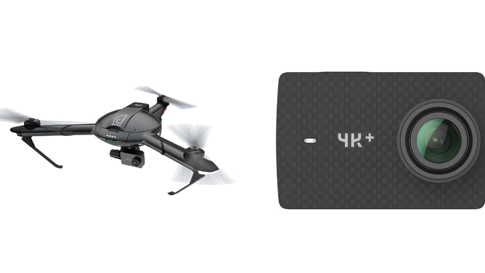 CES 2017 : Prise en main vidéo du drone Yi Erida et de l'action cam Yi 4K+ — Frandroid