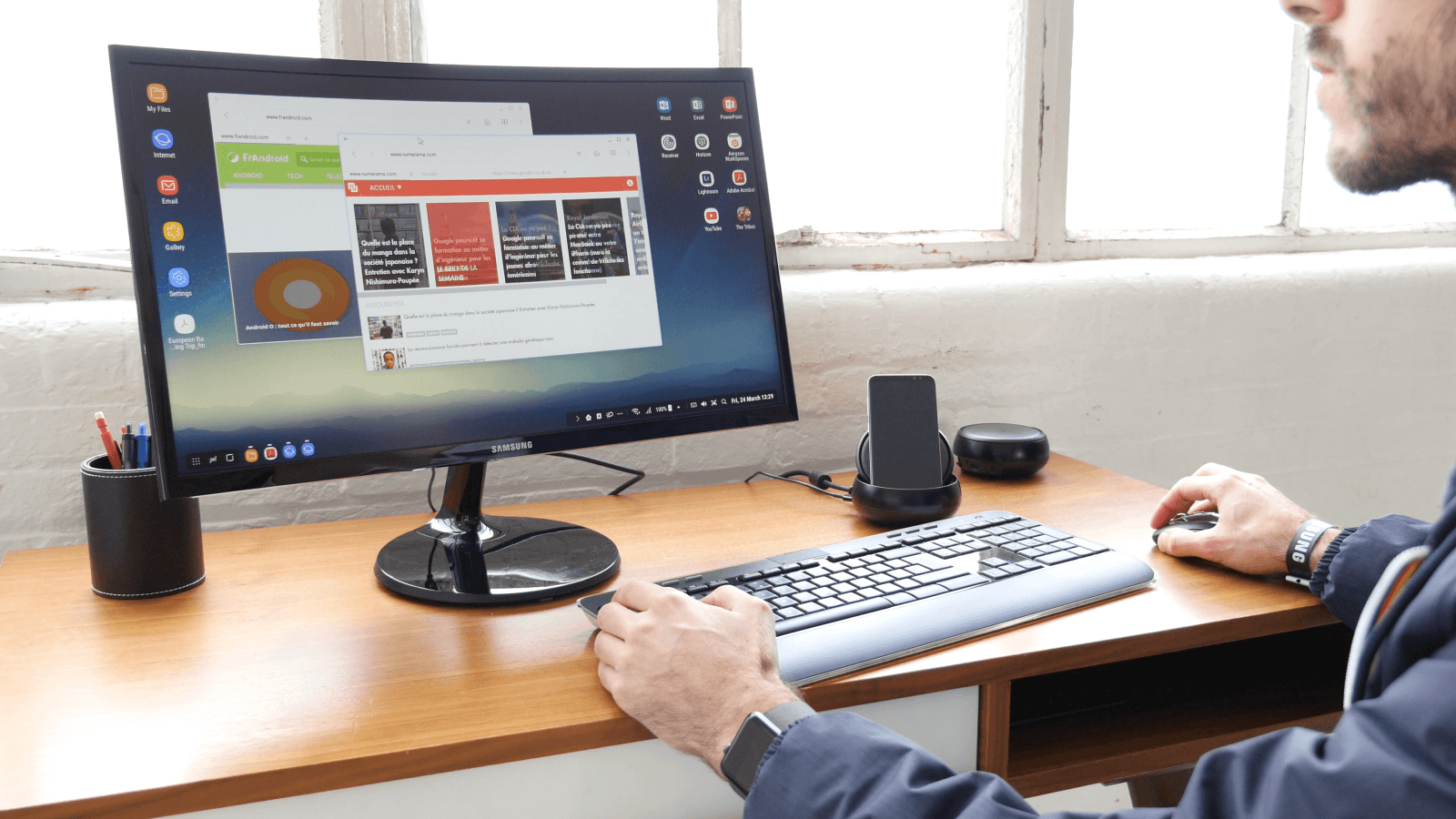 Prise en main de Samsung DeX : quand le Galaxy S8 se transforme en ordinateur