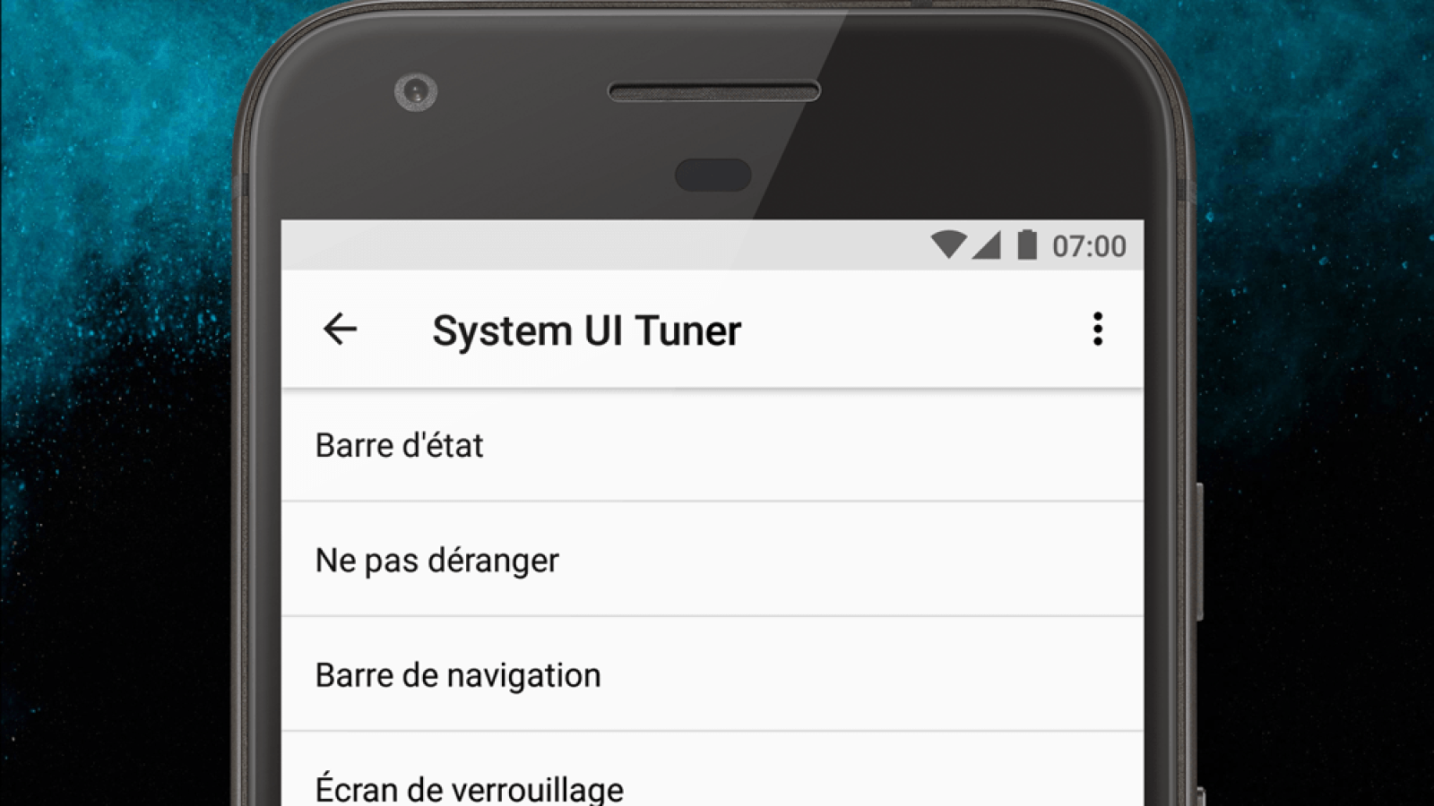 System UI Tuner fait le plein de nouveautés sur Android O