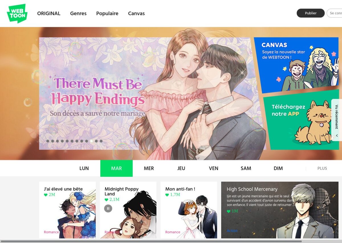 Télécharger WEBTOON sur Android, Android (APK), iOS et en ligne - Frandroid