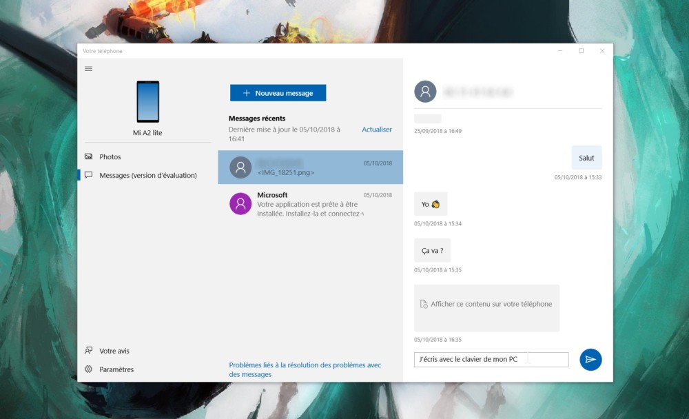 Windows 10 : comment synchroniser les photos et les messages de son ...