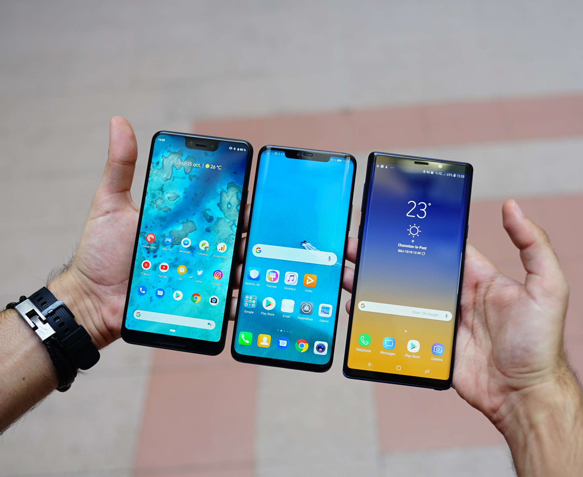 Comparatif : le Samsung Galaxy Note 7 face à l'iPhone 7 Plus d'Apple