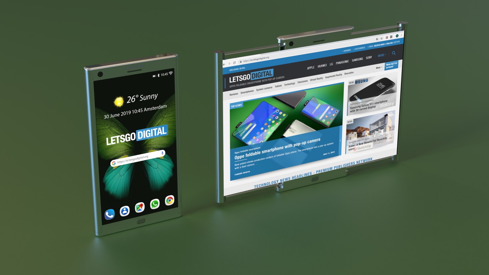Samsung : un smartphone à écran extensible pour une transformation en ...