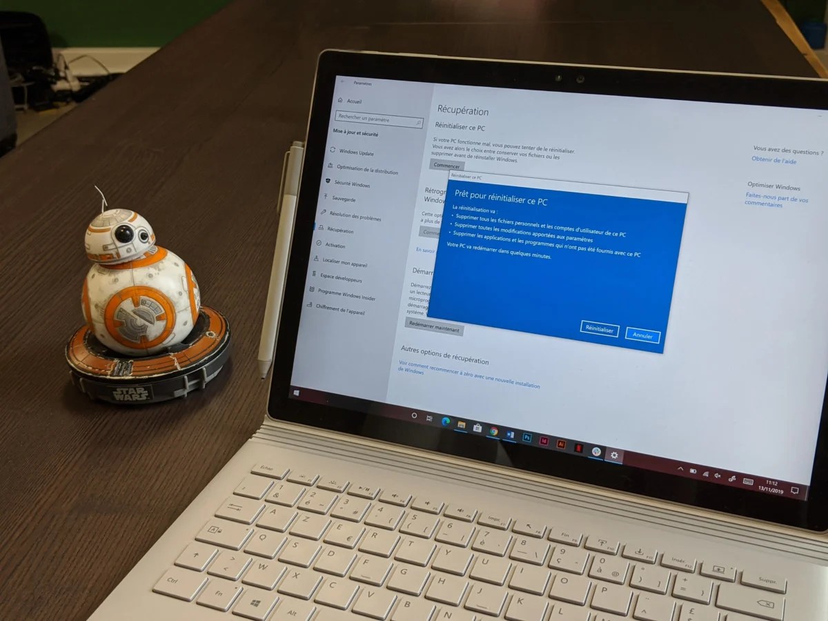 Comment réinitialiser son PC Windows 10