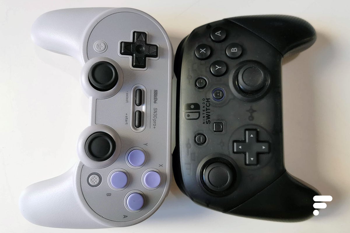Test de la 8bitdo SN30 pro+ : plus besoin de manette Switch Pro