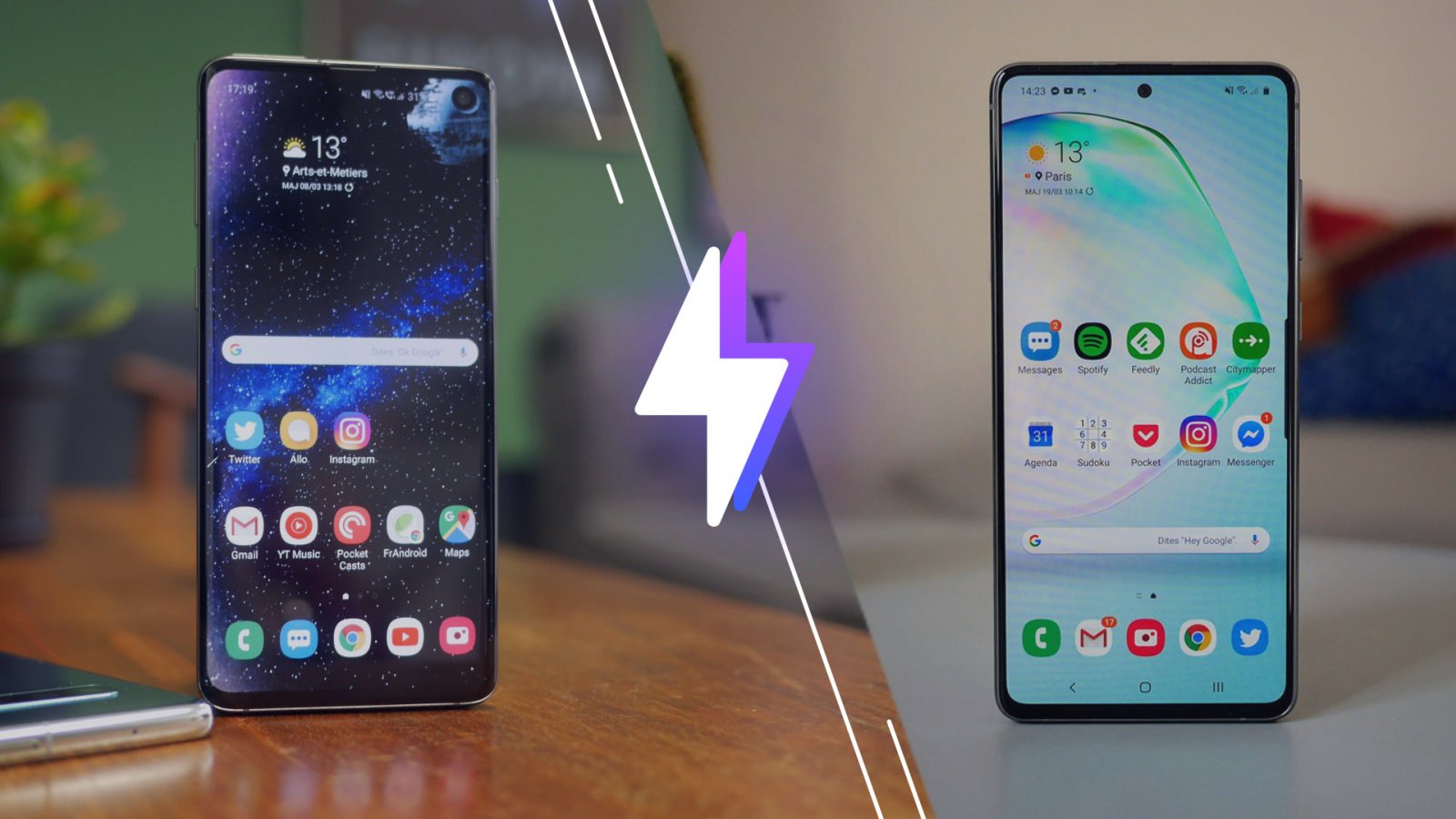 Samsung Galaxy S10 vs Note 10 Lite : lequel est le meilleur smartphone ...