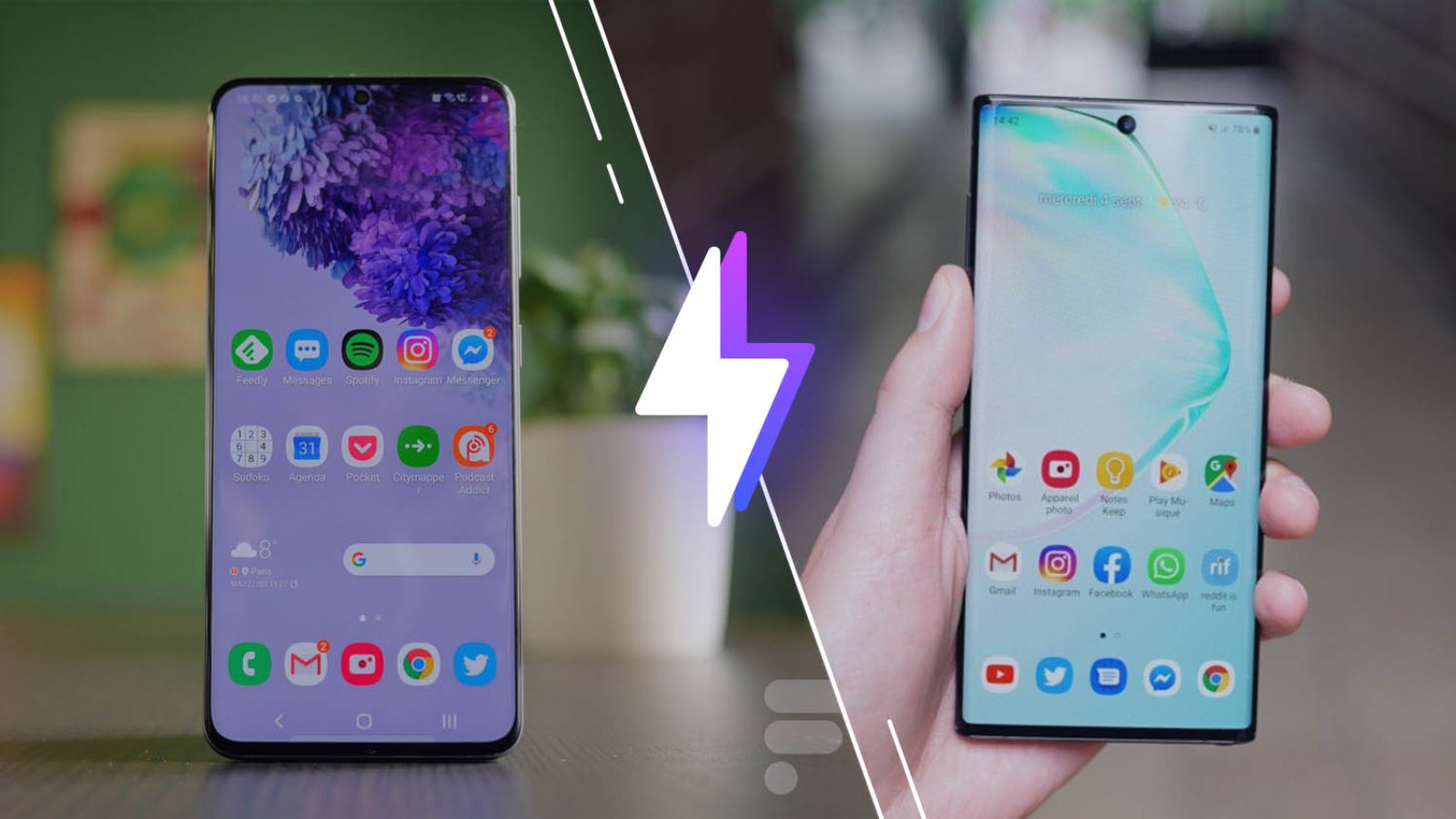 Samsung Galaxy S20 vs Galaxy Note 10 : lequel est le meilleur ...