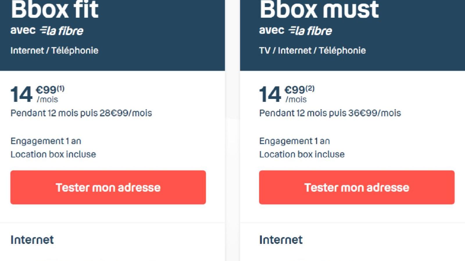 La Bbox must Fibre (1Gb/s) chute au même prix que la Bbox fit (300 Mb/s ...