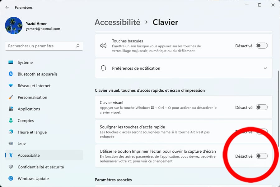 Comment prendre une capture d’écran avec Windows 11