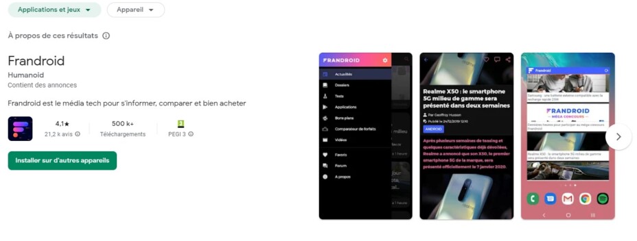 Finally, the new Google Play Store web version looks like a mobile app