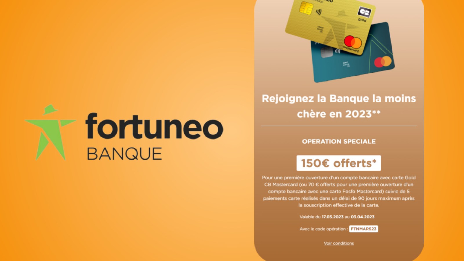 Fortuneo propose la meilleure offre de bienvenue du moment avec jusqu'à 150€ à la clé — Frandroid