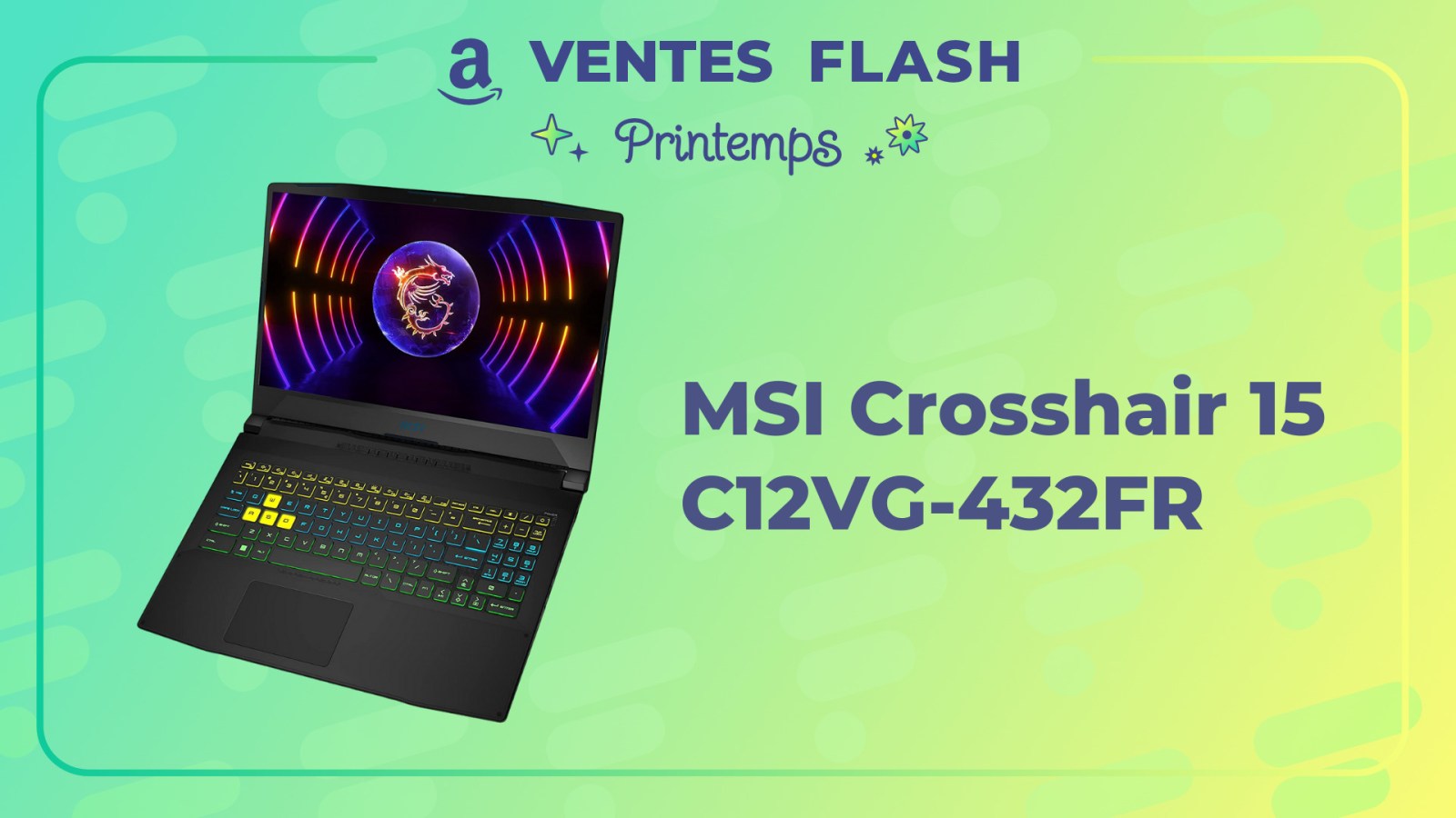 Ce laptop gamer MSI équipé d'une RTX 4070 est à -20 % jusqu'à demain