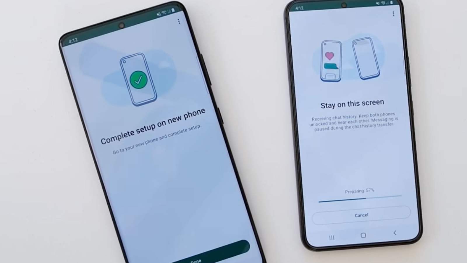 WhatsApp : comment fonctionne la nouvelle option de transfert de discussion... avec un petit hic ...
