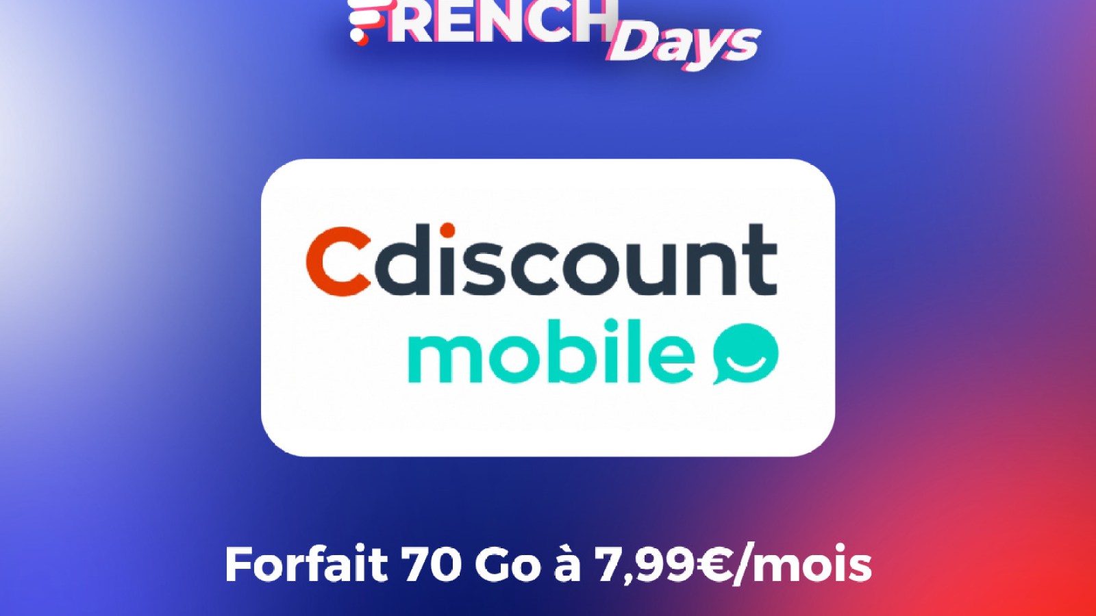 Voici le forfait mobile le plus intéressant des French Days : 70 Go ...
