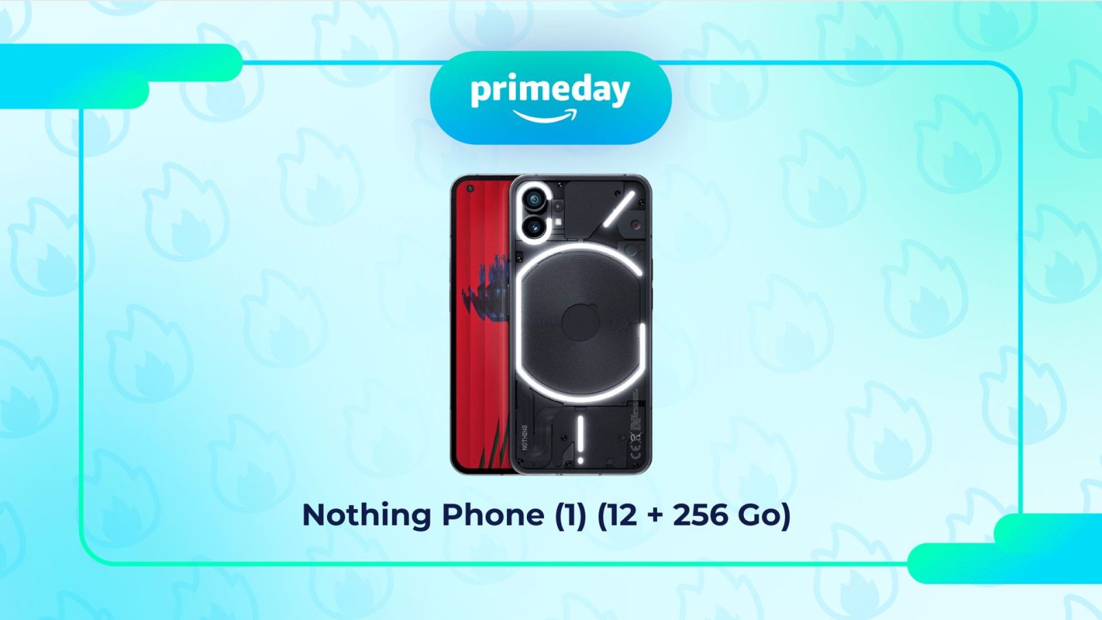 Pendant le Prime Day, le lumineux Nothing Phone (1) vaut encore ...