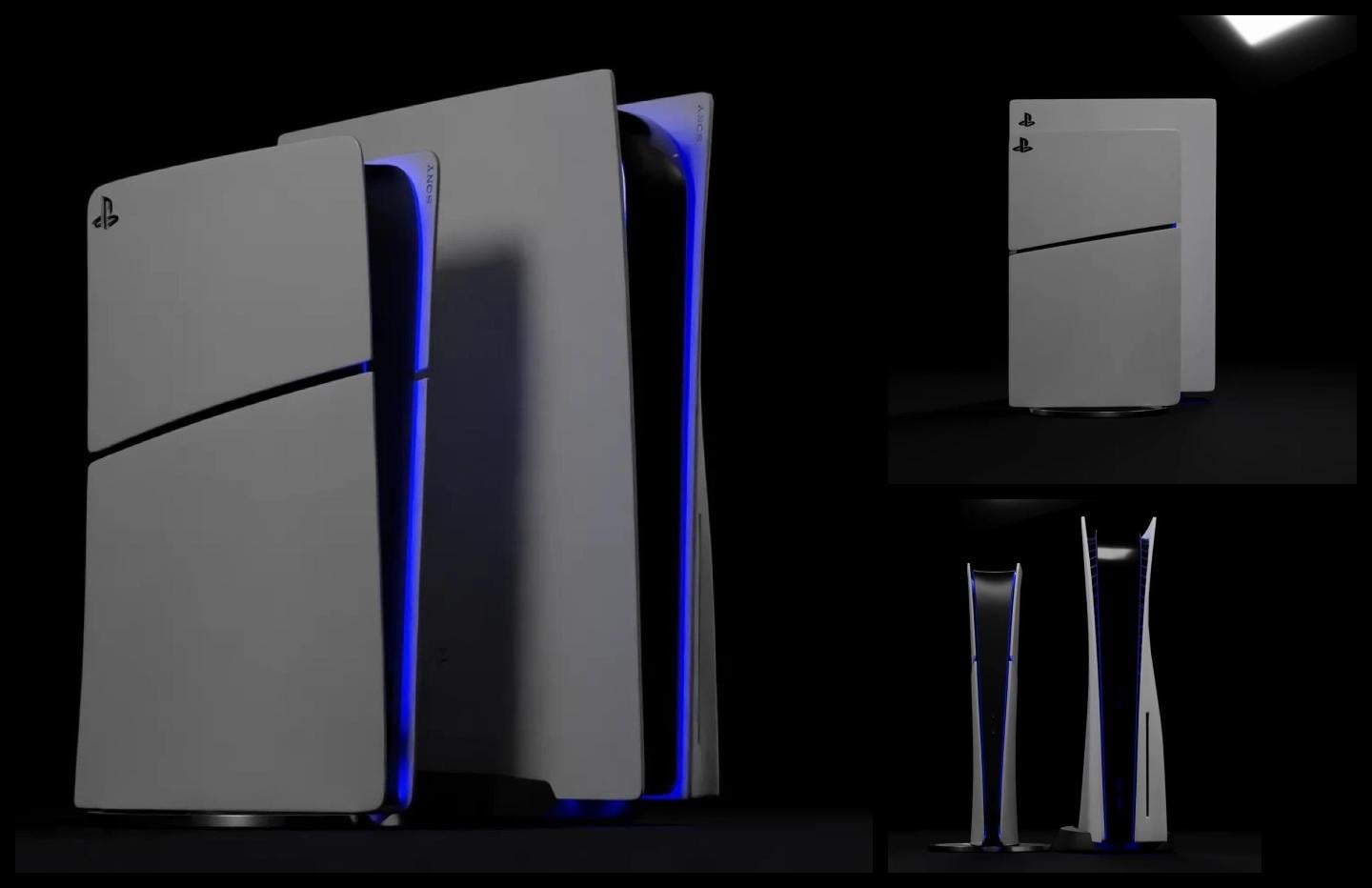 Que donne la PS5 « Slim » à côté de la PS5 « Fat » ? Voici des rendus ...