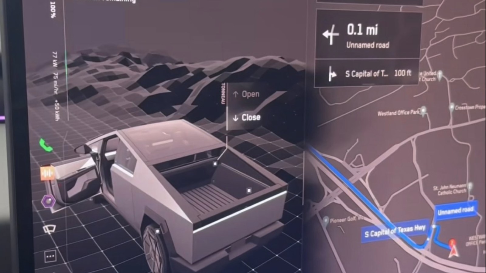 Tesla Cybertruck : voici sa magnifique interface qui dévoile une ...