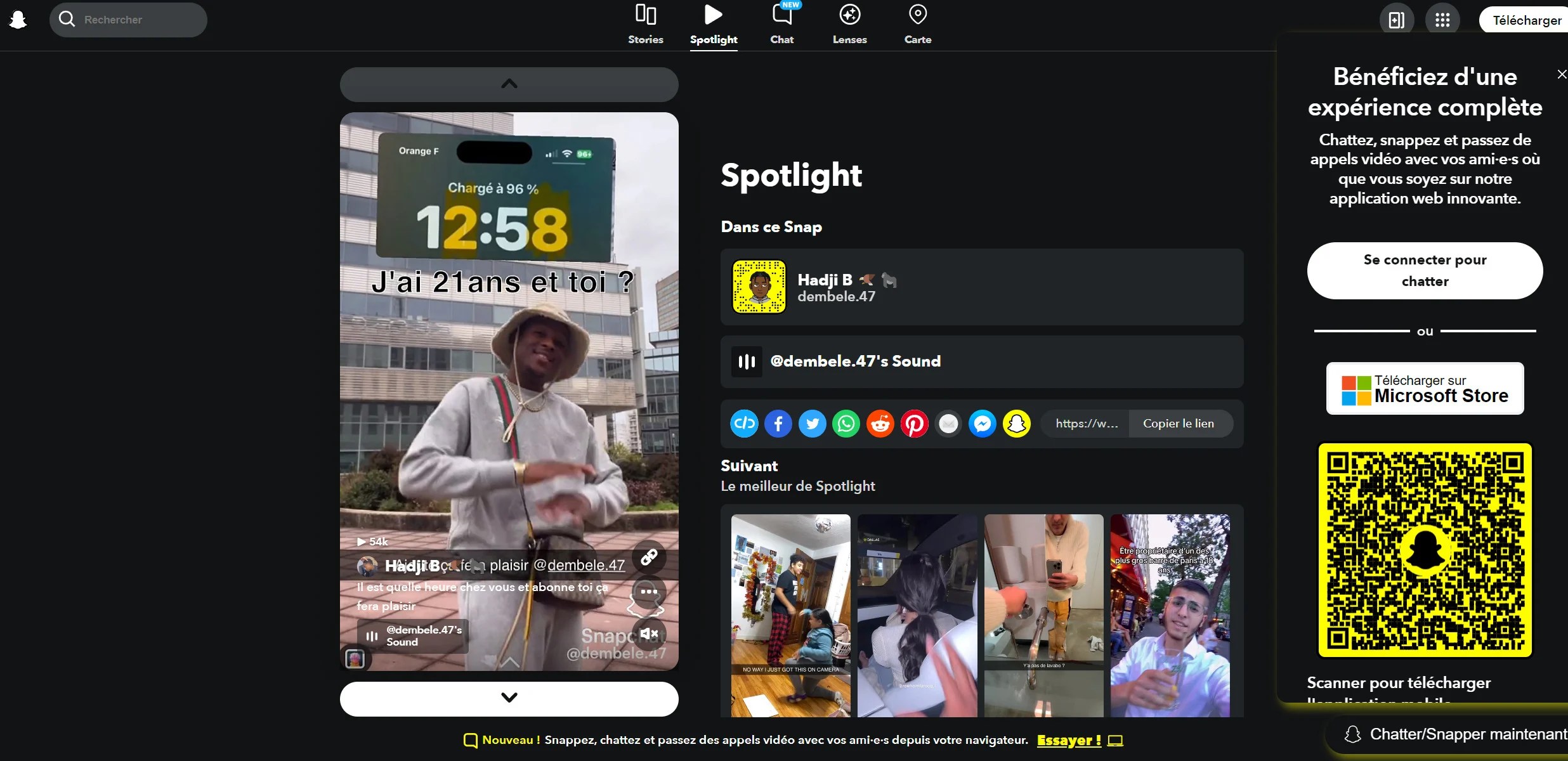 Snapchat Web : voici comment envoyer des snaps depuis un navigateur web