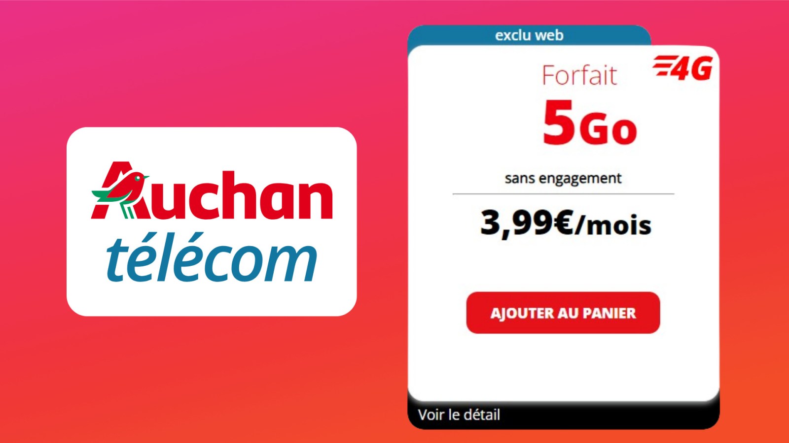 Voici le forfait mobile le plus économique du début d'année : 5 Go pour ...