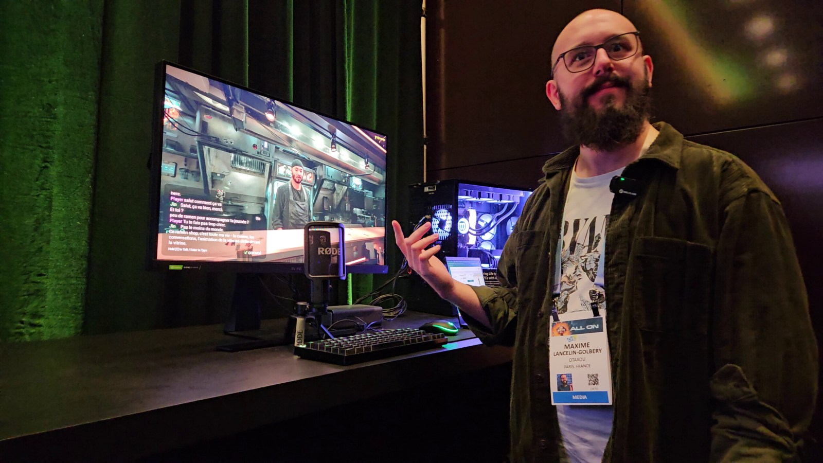 Grâce à l'IA de Nvidia, on a tapé la discut' avec des PNJ au bar d'un ...